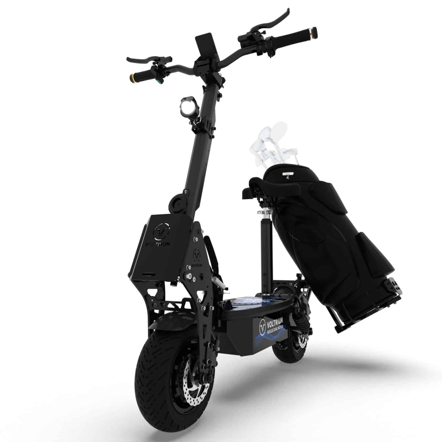 Voltrium | Electric Scooters designed for Golfing. Carries your bag!